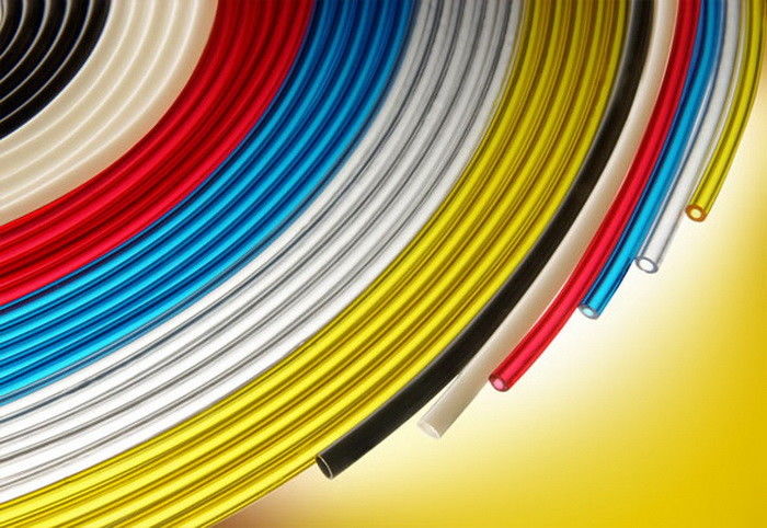 Multi Color Flexible Reinforced PVC Tubing Flame Retardant For Wire Jacket