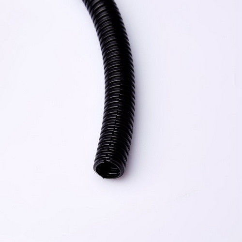 Split Wire Loom Tubing , corrugated plastic wire covers Flame retardant ...