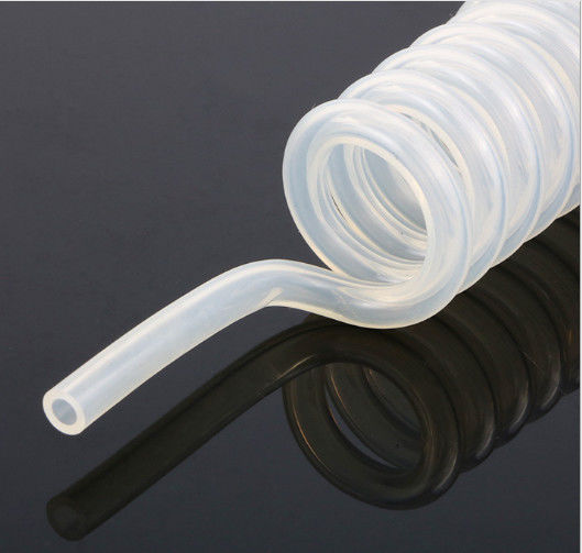 Medical Grade 100% Premium Flexible Silicone Rubber Tubing Spiral Type ...