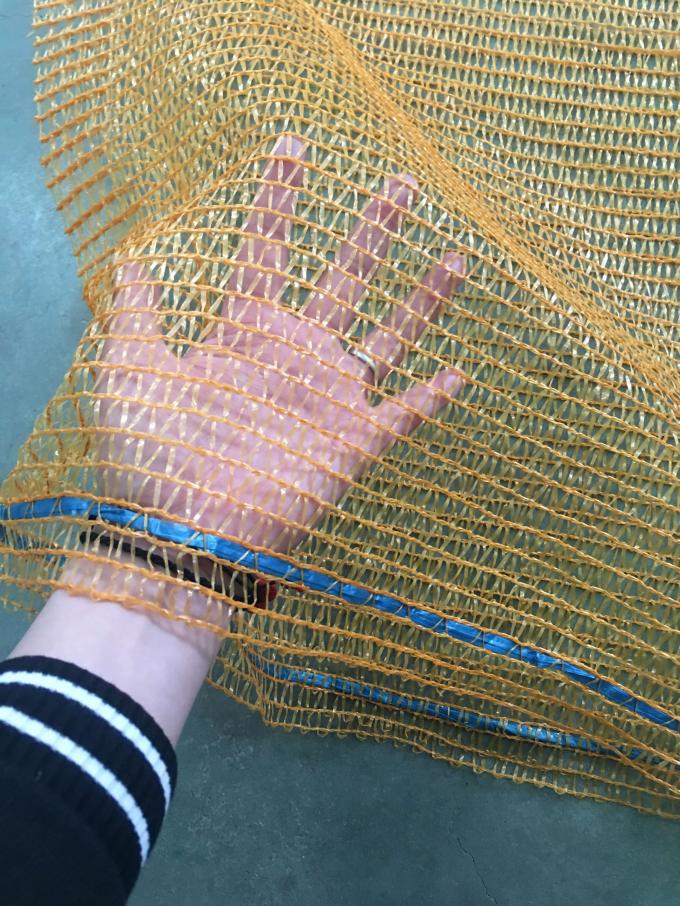 Raschel Protective Plastic Mesh Sleeve Bags PE For Potato Onion Ginger ...
