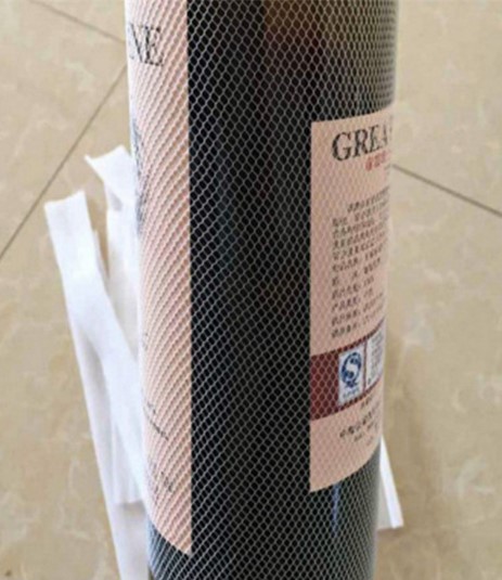 Wine Bottle Mesh Packaging Sleeves , Protective Mesh Liquor Bottle Sleeves
