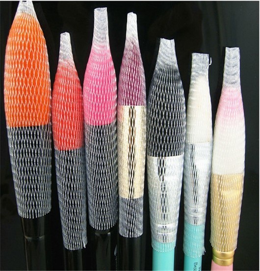 Makeup Brush Protective Mesh Sleeving , Mesh Sleeve Plastic Tube ...