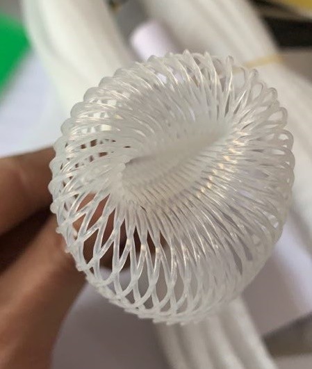 Flexible Plastic Protective Mesh Sleeving For Precision Parts Protect