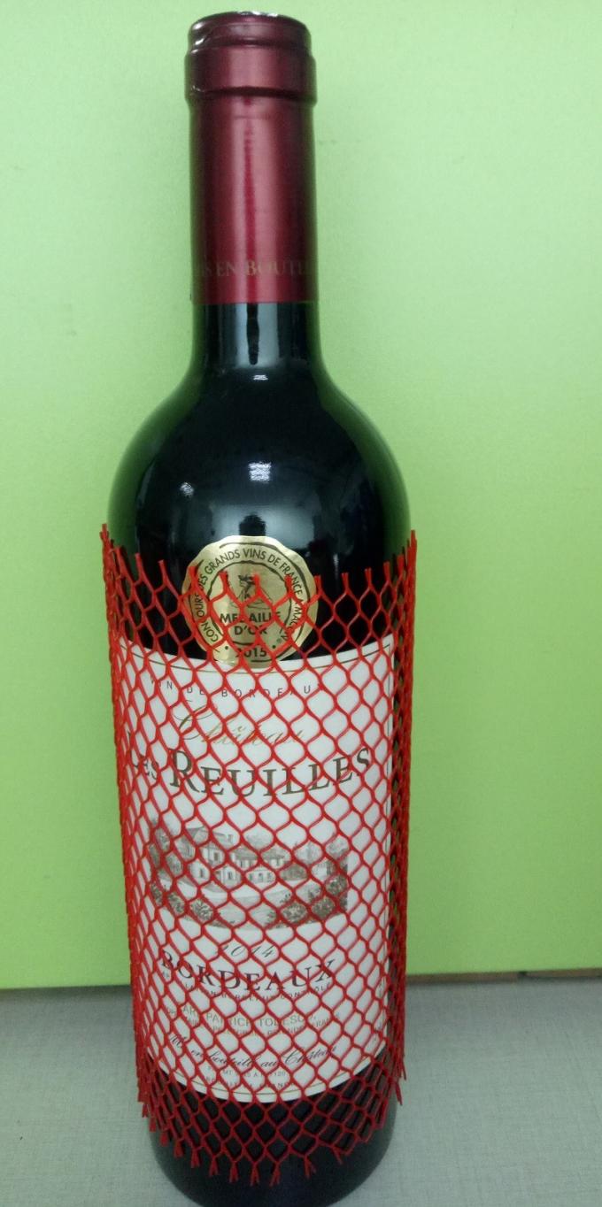 Wine Bottle Net Protective Mesh Sleeving , Mesh Sleeve Plastic Tube ...