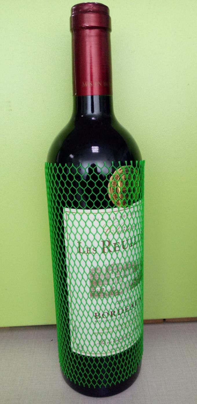 Wine Bottle Net Protective Mesh Sleeving , Mesh Sleeve Plastic Tube ...