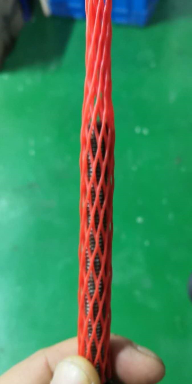 Good Elasticity Protective Mesh Sleeves 8MM Soft Polyethylene For Metal ...