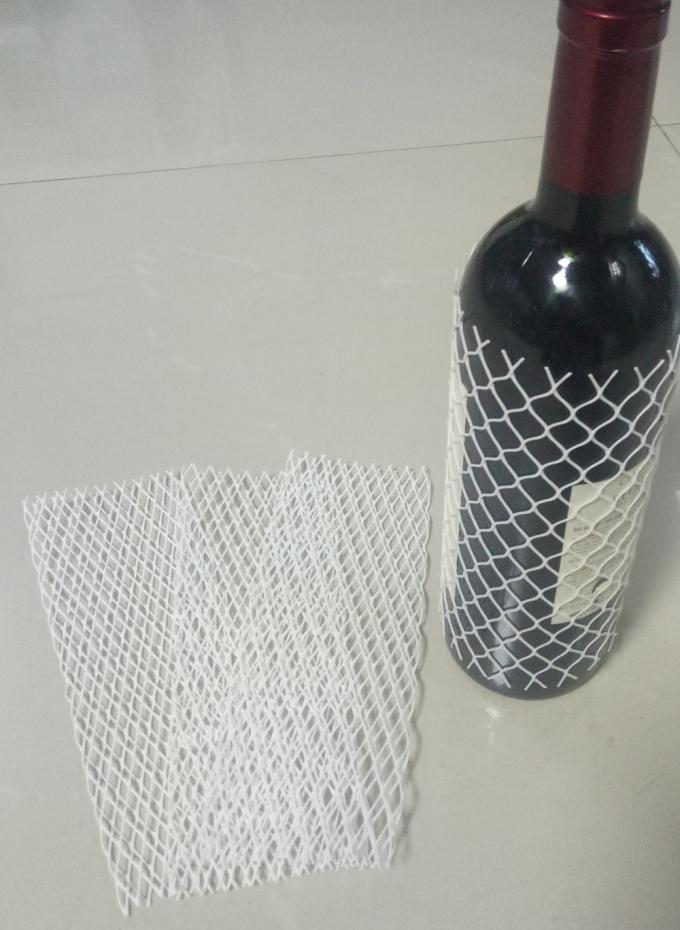 Wine Bottle Protective Netting Sleeve High Flexibility 18 Meshes In A Loop