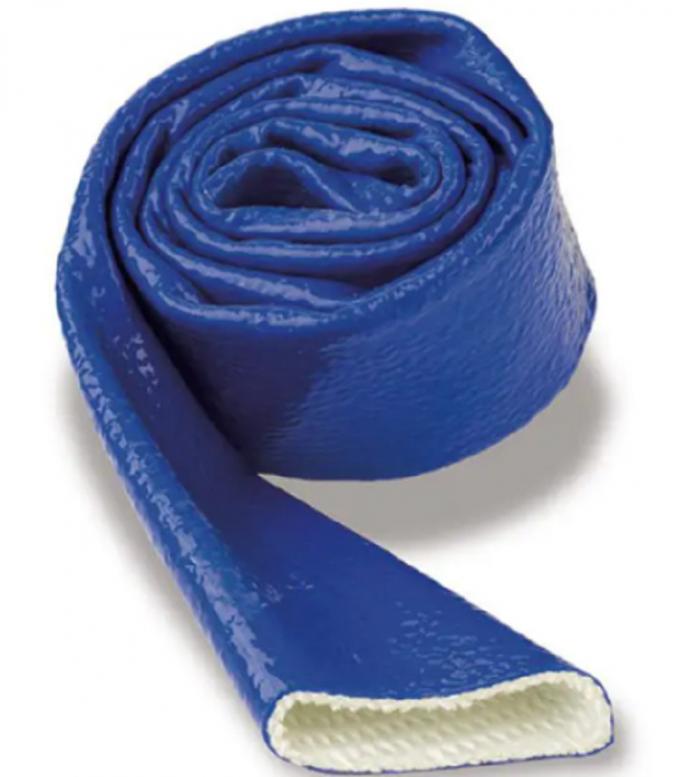 Alkali Free Silicone Rubber Fiberglass Sleeving 4mm Fiberglass Braided ...